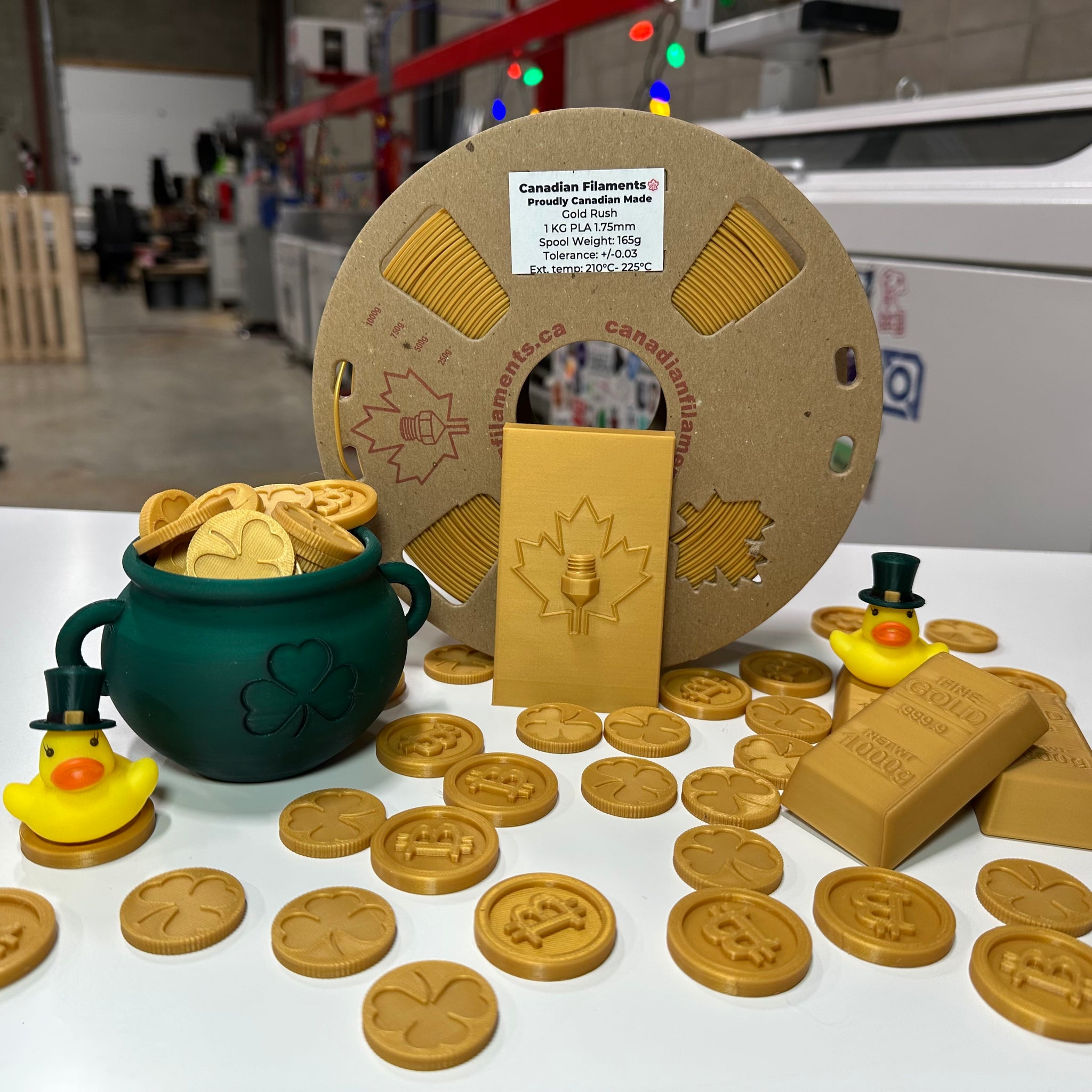 Canadian Filaments - Gold Rush PLA Filament