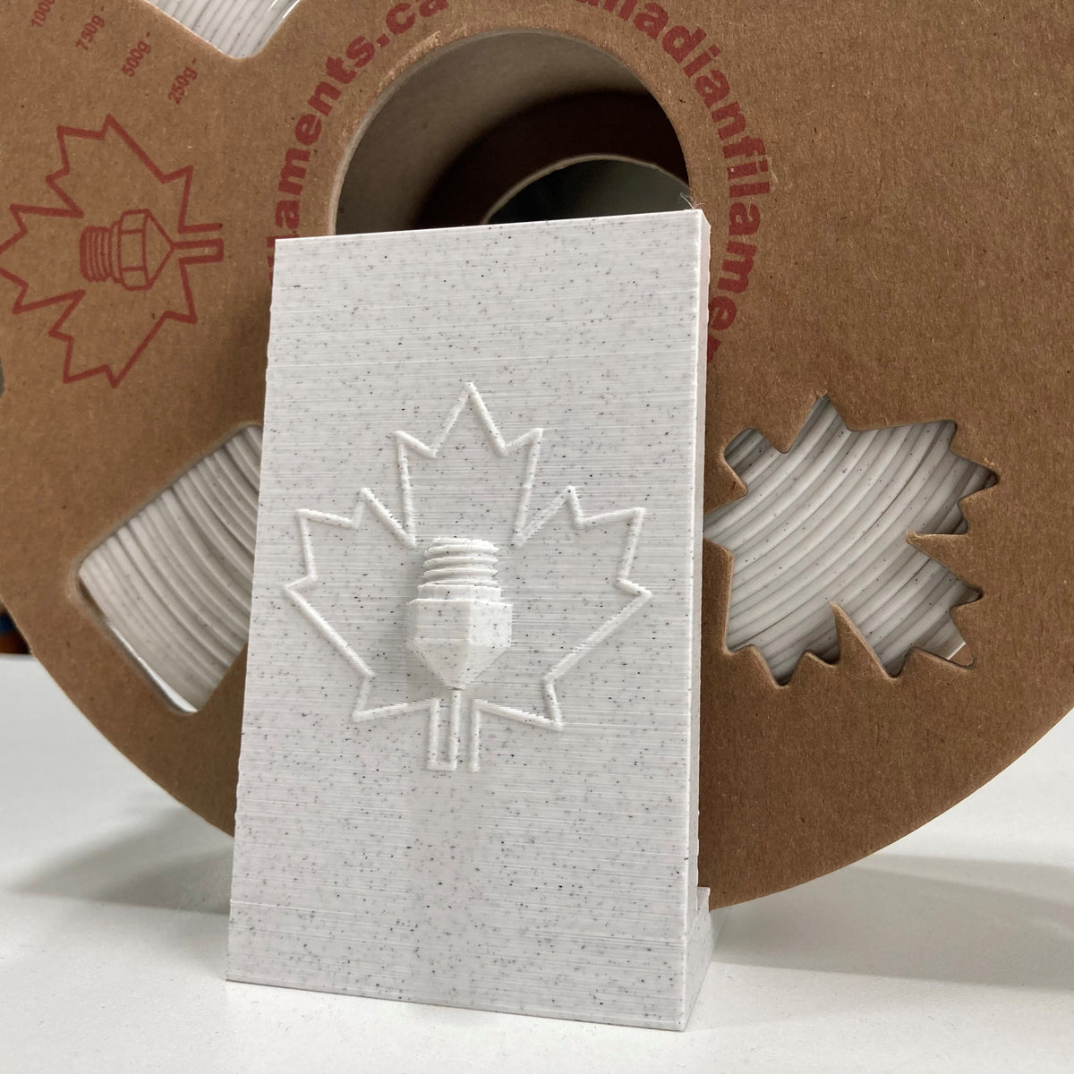 Canadian Filaments - White Marble PLA Filament