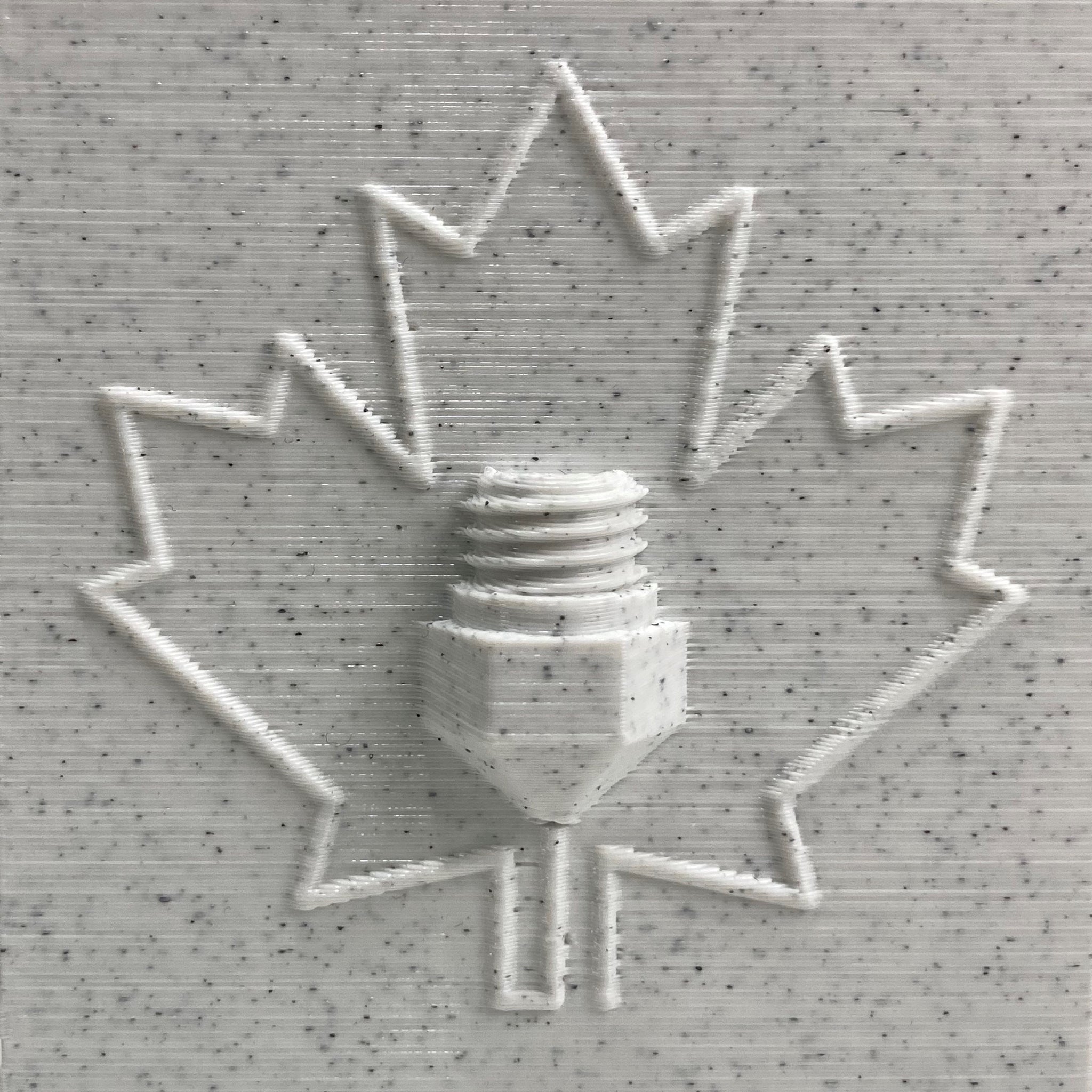 Canadian Filaments - White Marble PLA Filament